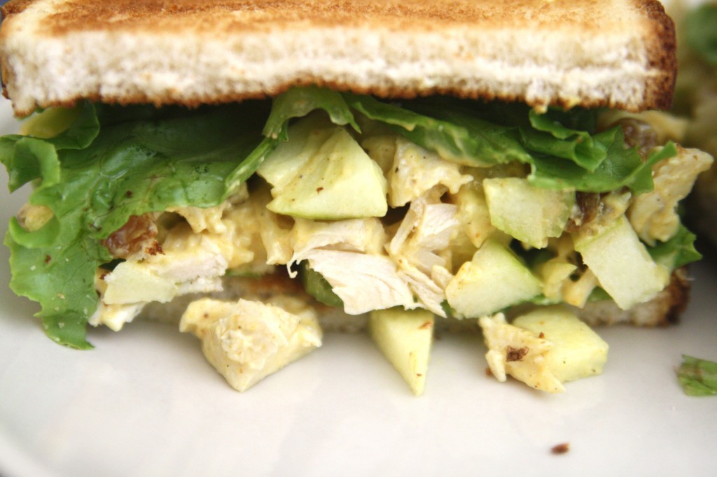 Curried chicken sandwich 3 – The Tasty Bite