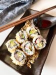Easy California Crunchy Sushi Roll Recipe - The Tasty Bite