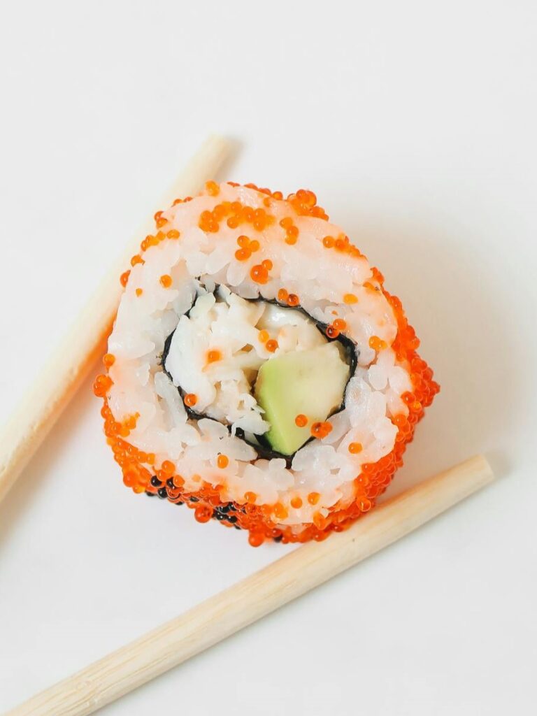Spicy California Sushi Roll Recipe (Imitation Crab Salad) – The Tasty Bite