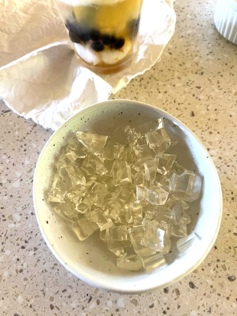 Easy Homemade Lychee Jelly Recipe for Bubble Tea – The Tasty Bite