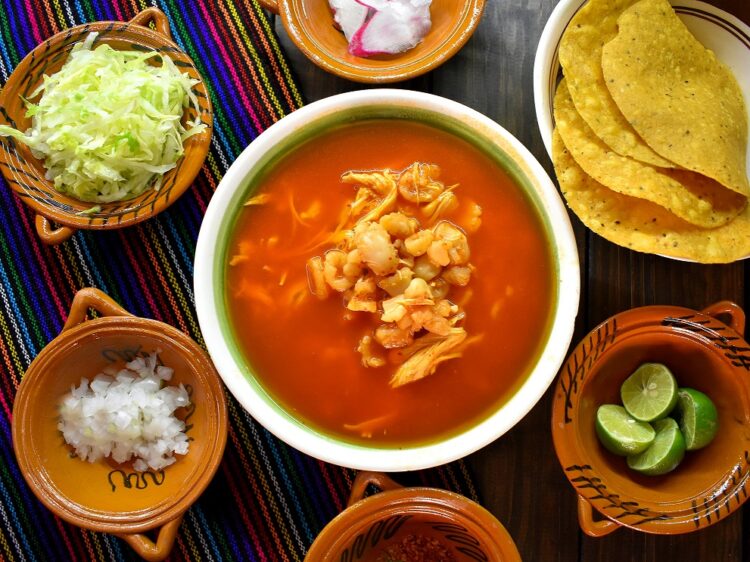 Best Red Chicken Pozole Recipe (Pozole Rojo de Pollo) – The Tasty Bite